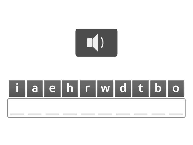 COMMON OBJECTS 3 - Anagram