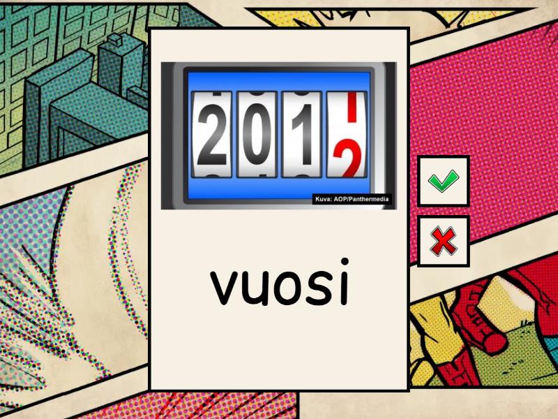 Sanatyypit (t-monikko) - Flash cards