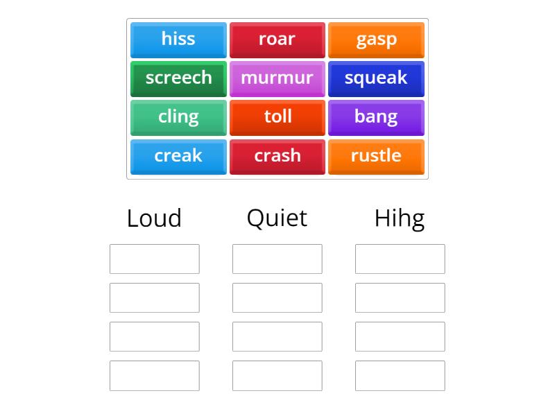 Sounds - Group sort