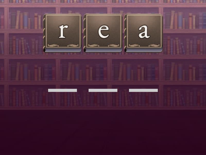 Tricky words - Anagram