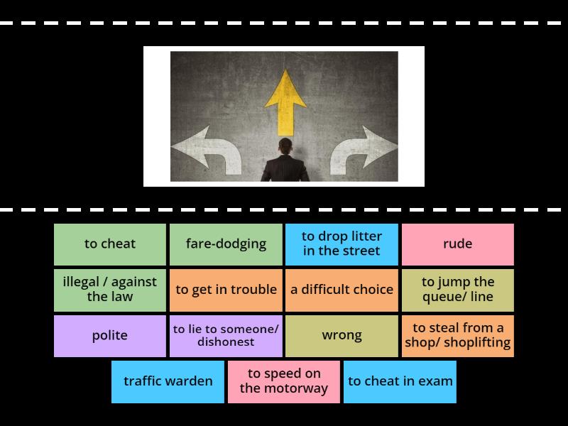 Unit 6B_Difficult choice vocabulary_Roadmap B1 - Find the match