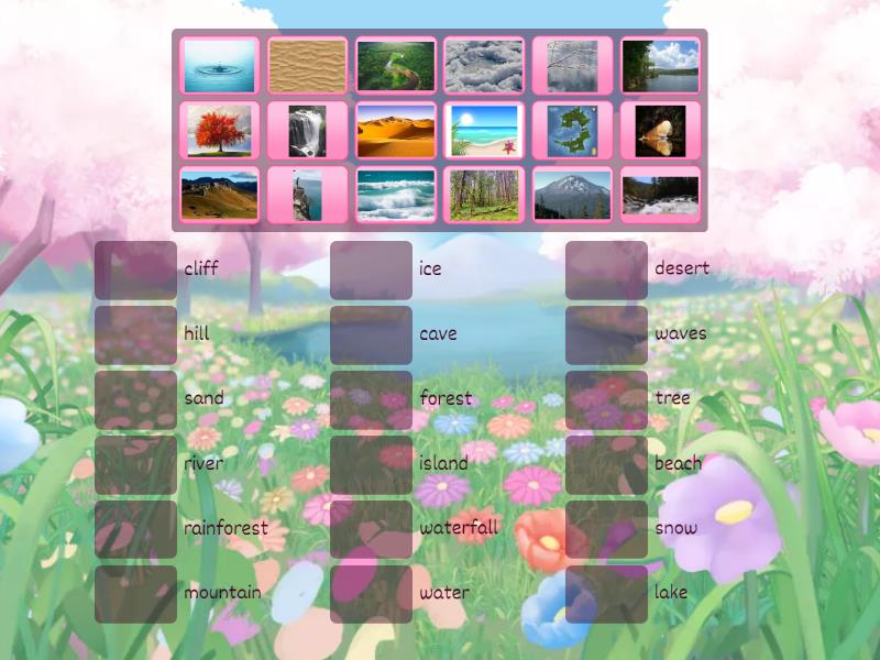 Landscape features - Match up
