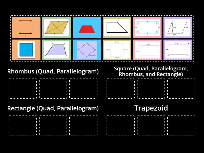 Quadrilateral Classification - Group sort