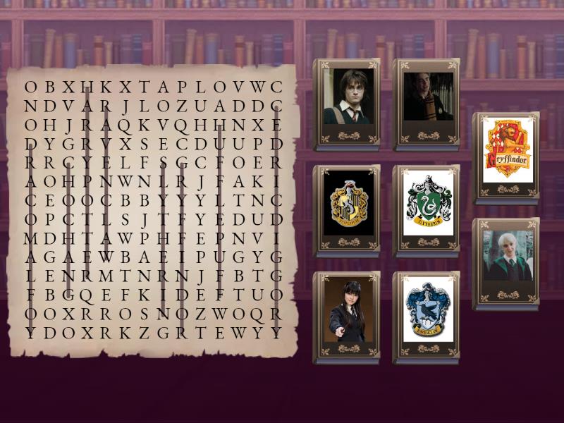 harry potter - Wordsearch