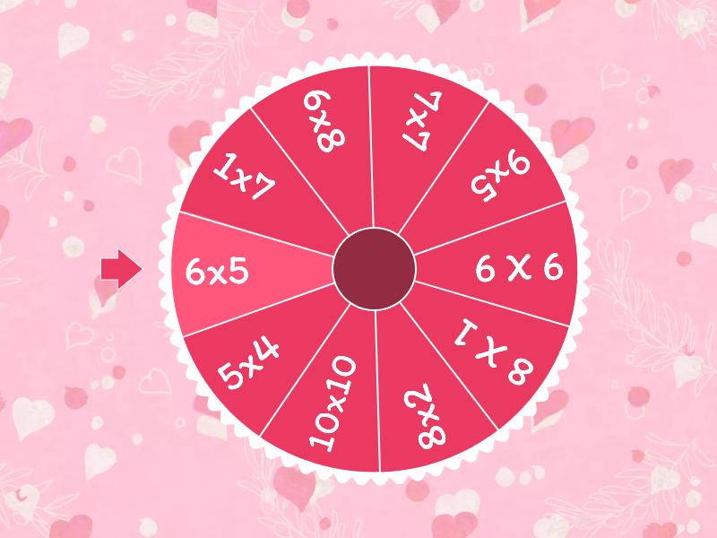 Practice Multiplication - Random wheel