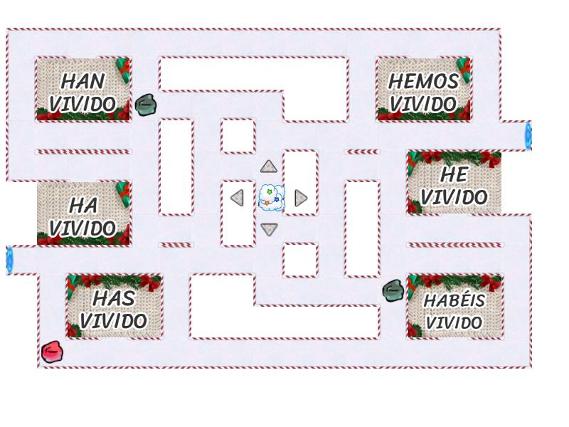 PablitoGamer TRABAJADOR VERBOS INDICATIVO - Persecución en el laberinto