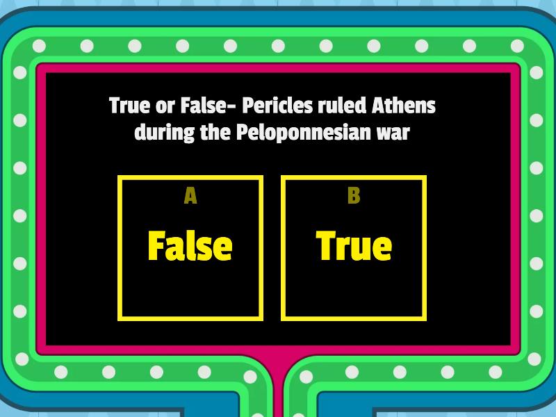 Ancient Greece Competition - Gameshow quiz