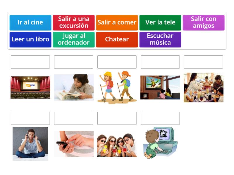 Actividades de tiempo libre - Match up