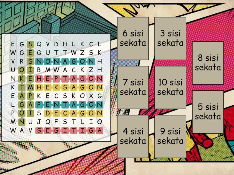 Poligon Sekata - Wordsearch