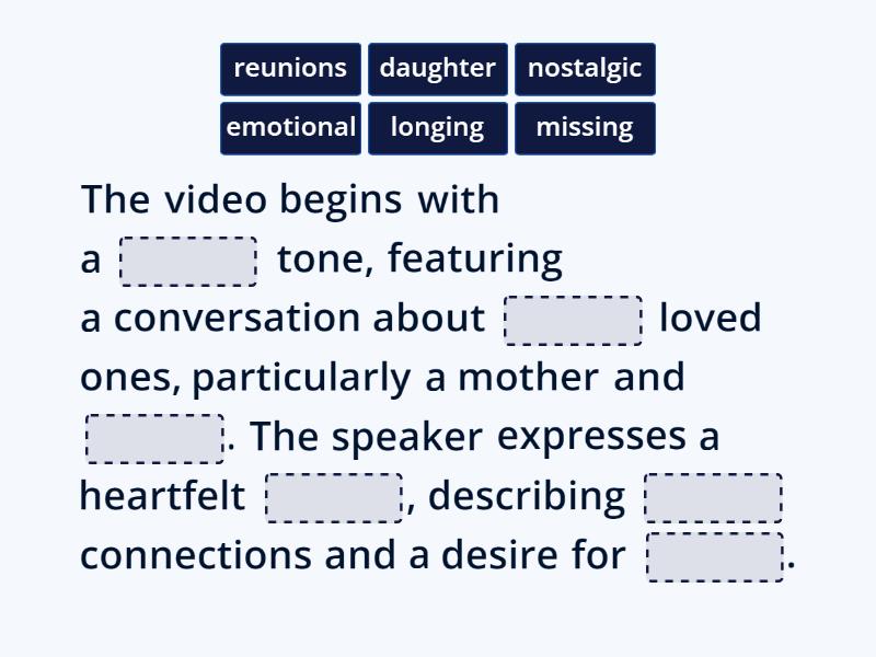 VR text - Complete the sentence