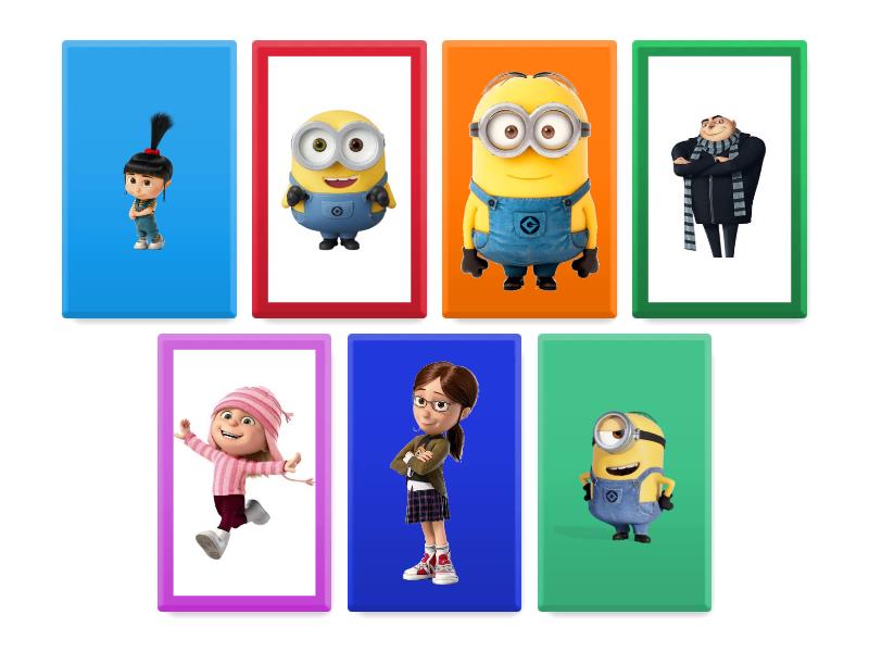 MINIONS - SHE / HE - Flip tiles
