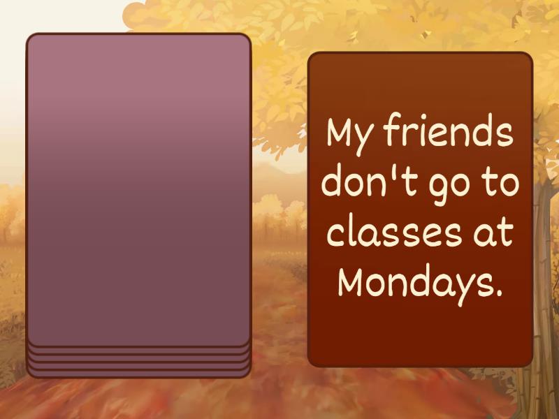 Roadmap A1 5A Grammar bank 1 - Speaking cards