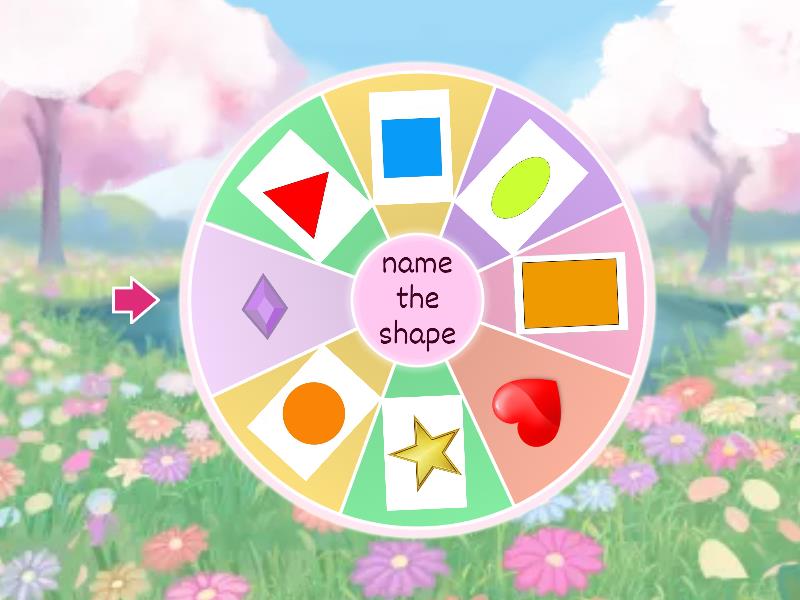 shapes - Spin the wheel