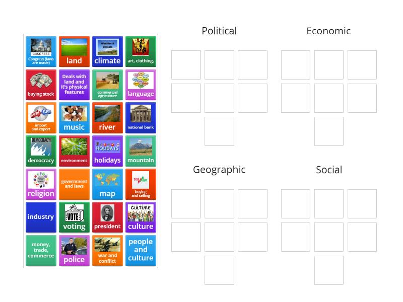 PEGS Sorting Activity - Group sort