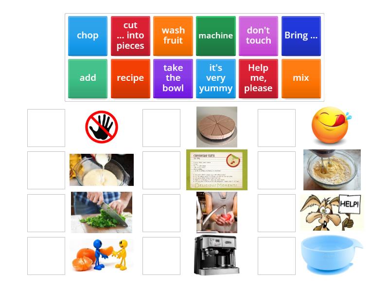 Unit 6, lesson 4 - Match up