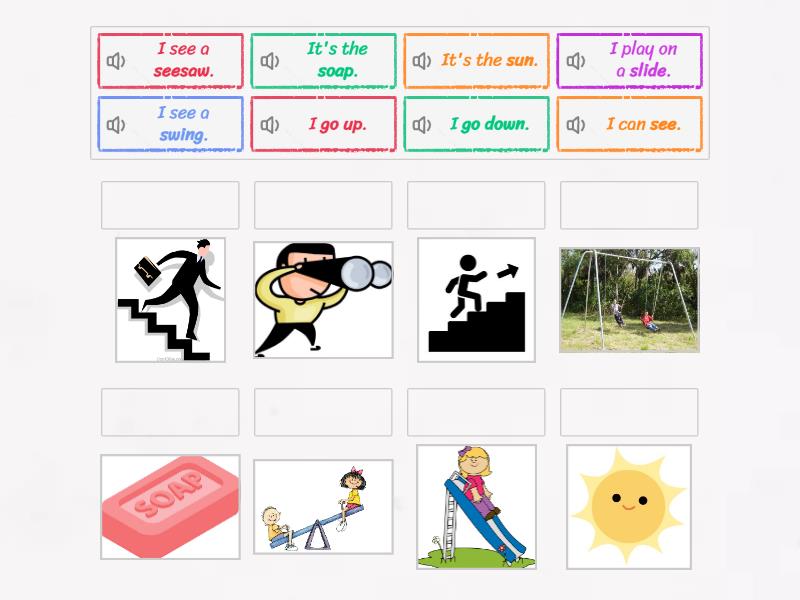 Unit 2: Swing with me - Vocabulary - 1D2 - Match up