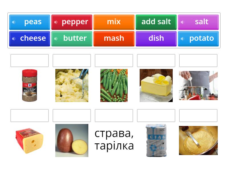 F&F3 unit 8 reading words - Match up