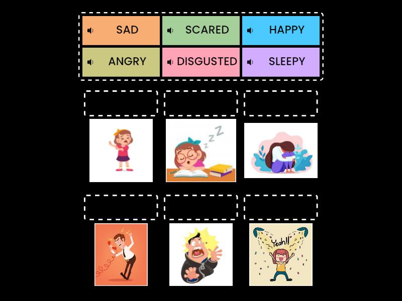 FEELING & EMOTIONS • Match - Match up