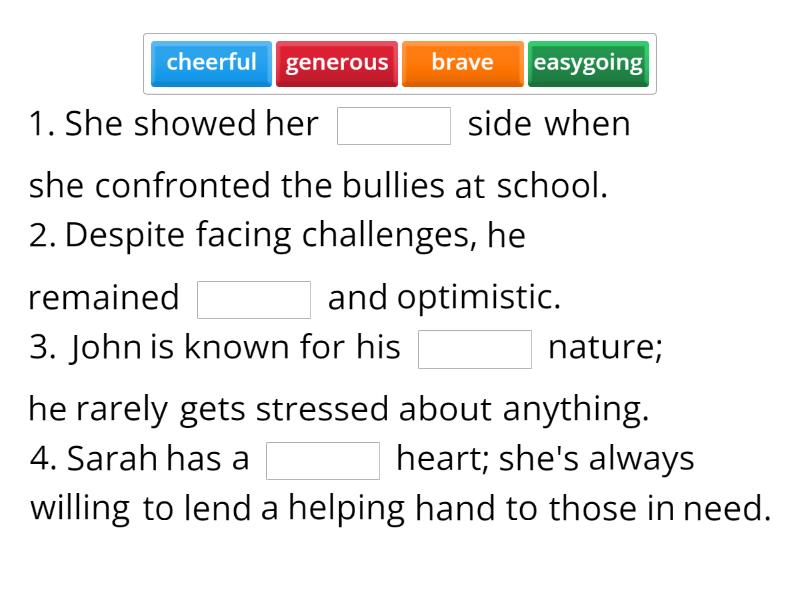 Evolve 3. Unit 1. What's your personality. Vocabulary. Part 5 ...