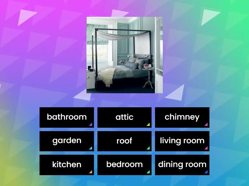 parts of the house - Find the match