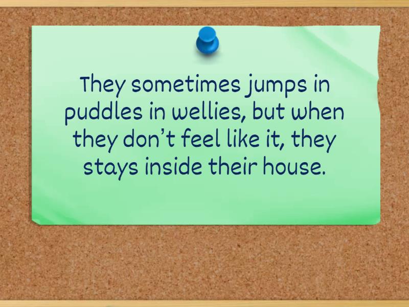 Present Simple - Flash cards