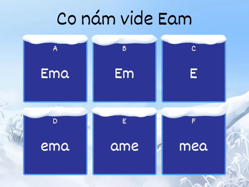 Ema vs Adam vs Veronika - Quiz