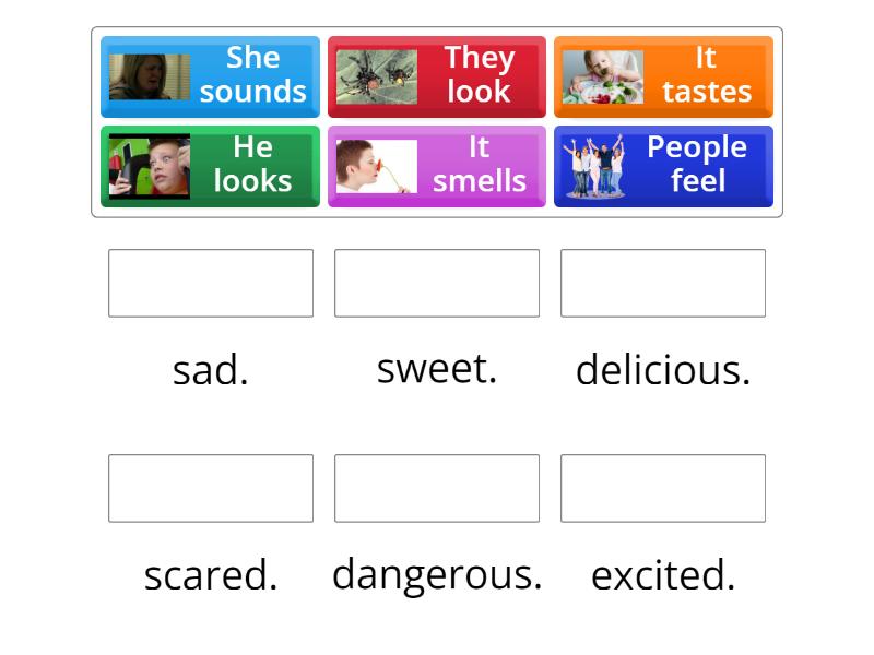 Sense verbs - Match up