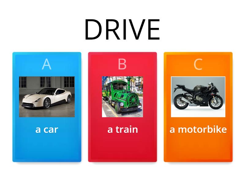 Verbs: drive/ fly/sail/ride - Quiz