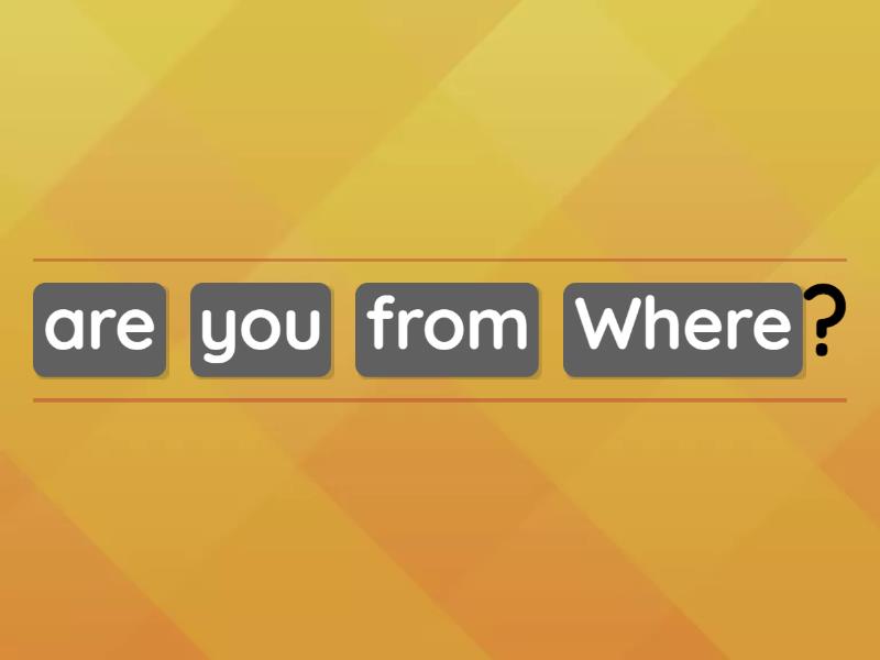 4to Bach - Questions Forms - Unjumble