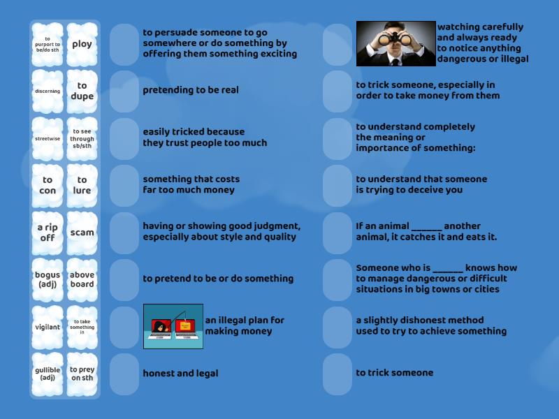 Roadmap C1 unit 7B (text vocab 2) - Match up