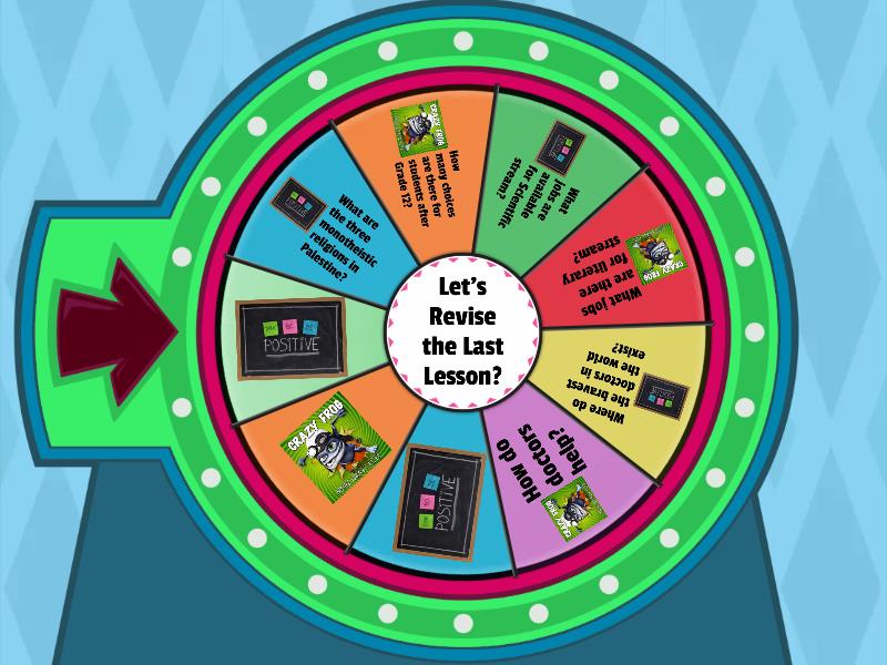 Summative Evaluation - Spin the wheel