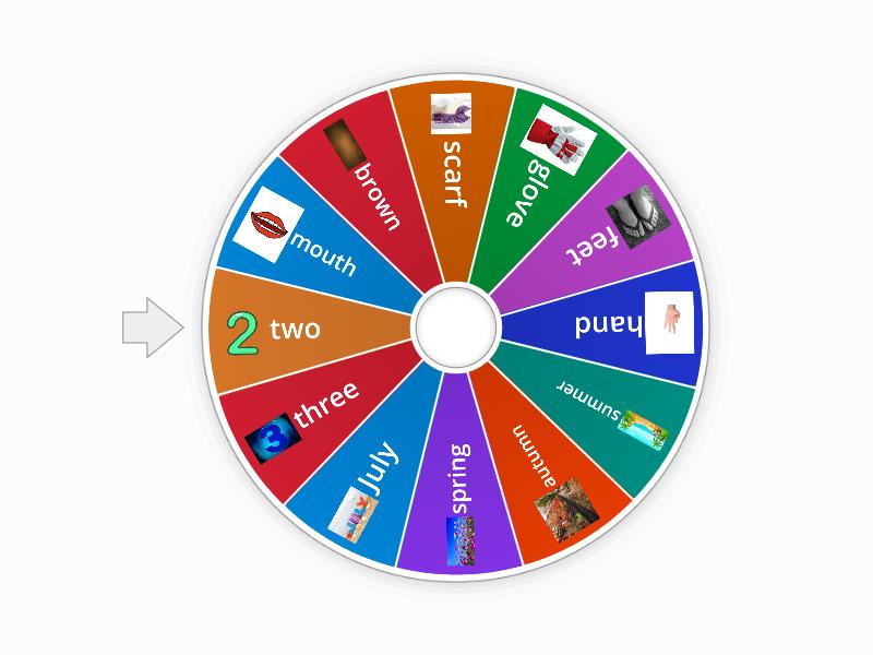 Spell these words - Spin the wheel