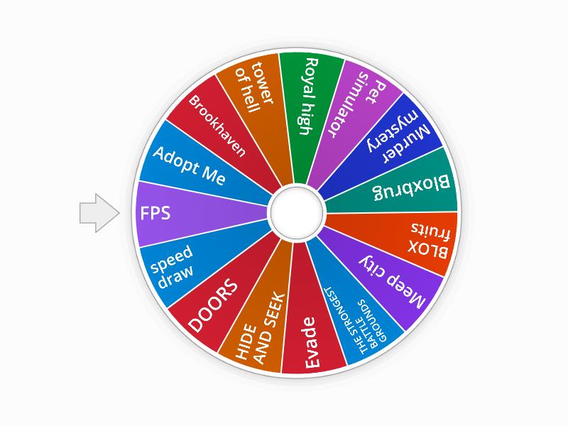 ROBLOX - Spin the wheel