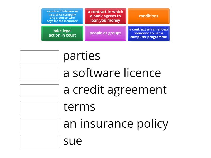 Contracts - Match up