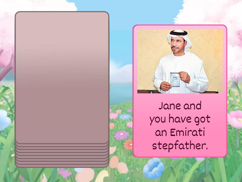 Possessive adjectives - Speaking cards