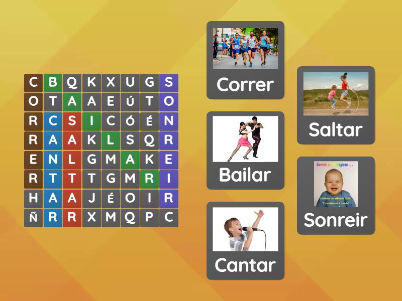 Las sílabas - Sopa de letras