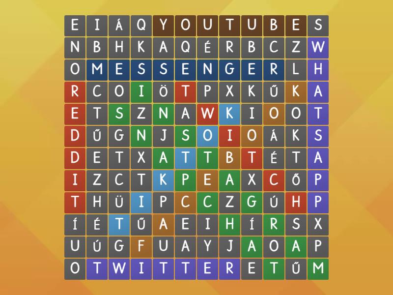Social Media Crosswords - Wordsearch