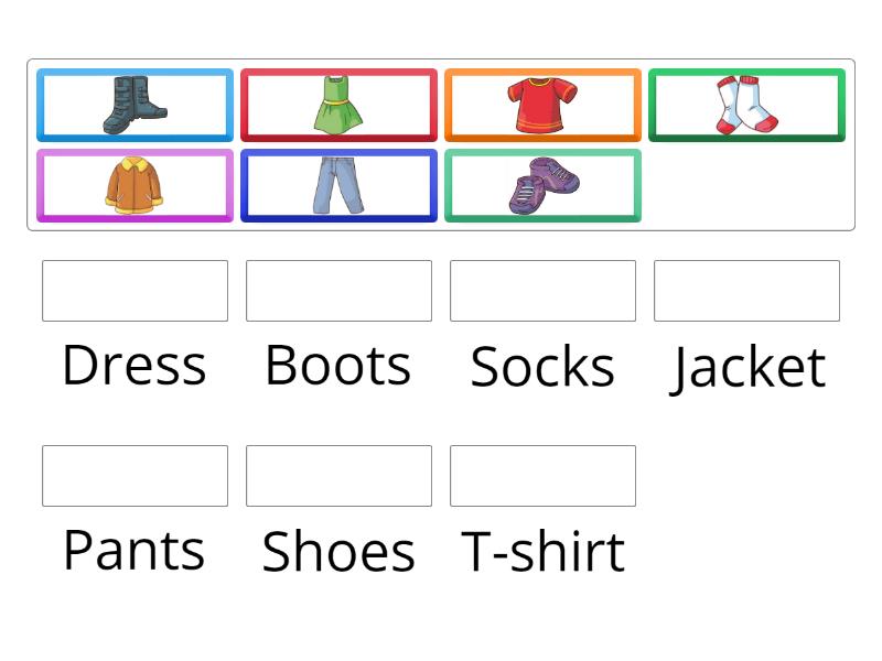 Kinder - Clothes - Match up