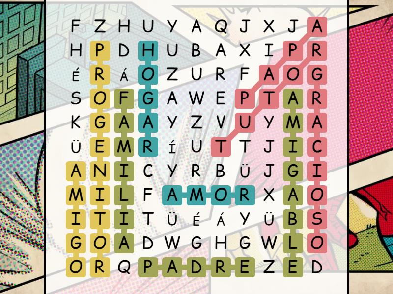 dia del padre. - Sopa de letras