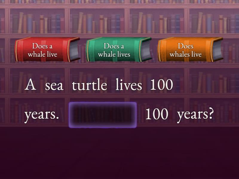 U6 L2 present simple interrogative - Missing word