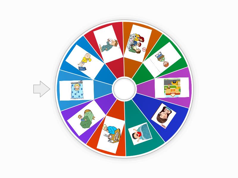 DAILY ROUTINES - Spin the wheel