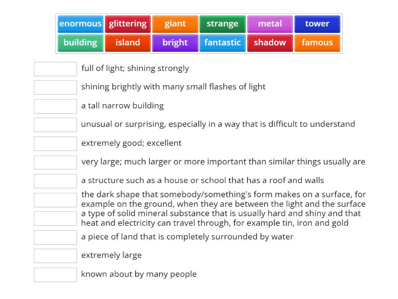 EW3 PAGES 116 -117 - Match up