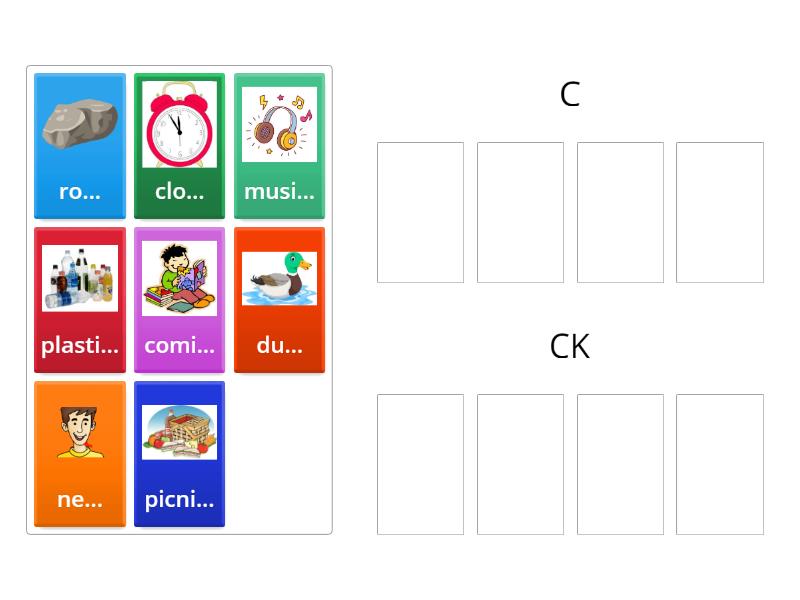 FF4. Unit 5. Phonics - Group sort
