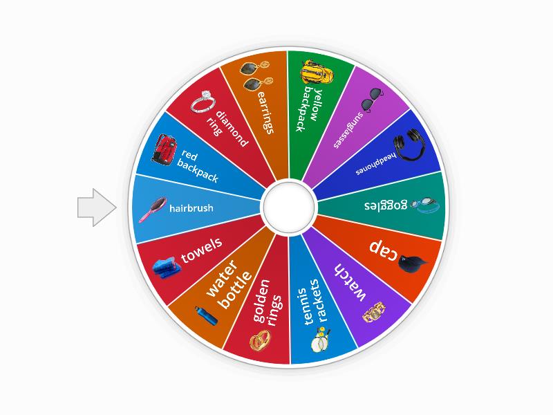 Lost and Found Notice Board - Spin the wheel