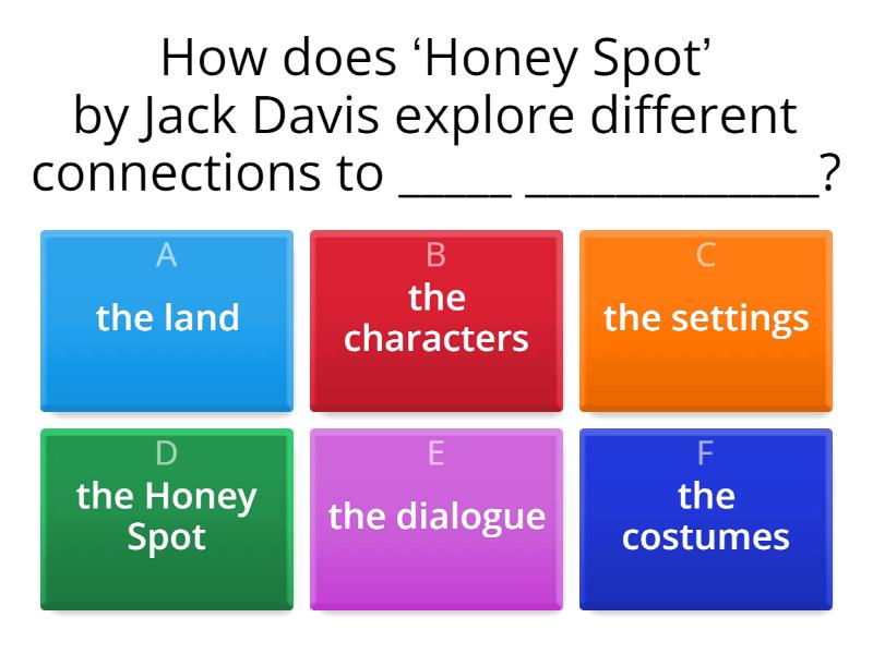 'Honey Spot' - Quiz