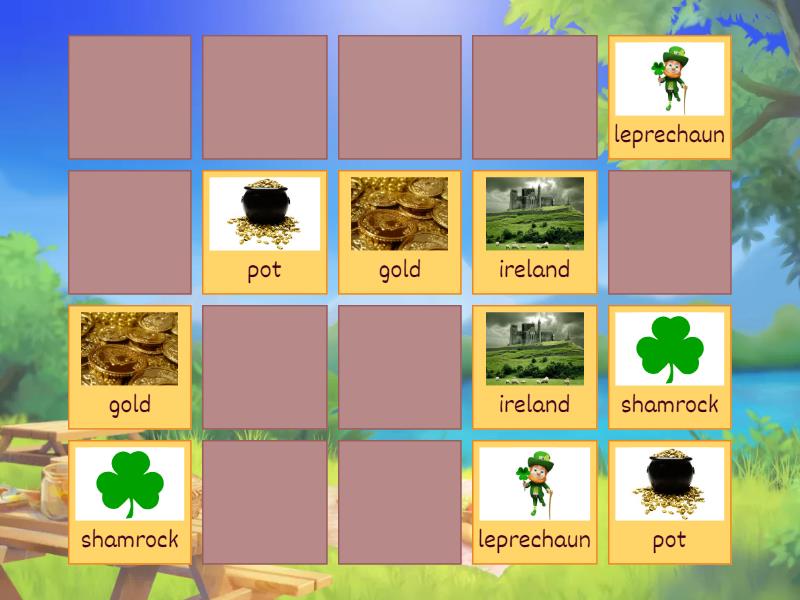 St. Patrick's Day - Matching pairs