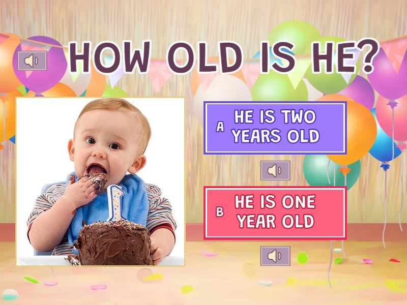 HOW OLD...? - Quiz