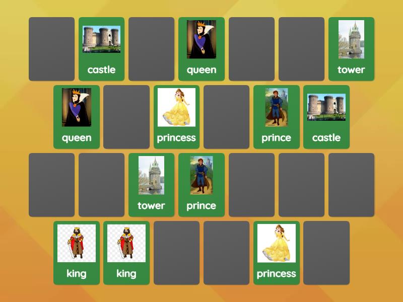 Fairy Tale vocab - Matching pairs