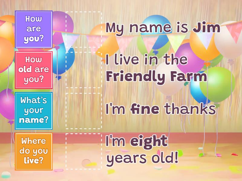 3rd grade Week 2 Class 5 Let's check - Match up