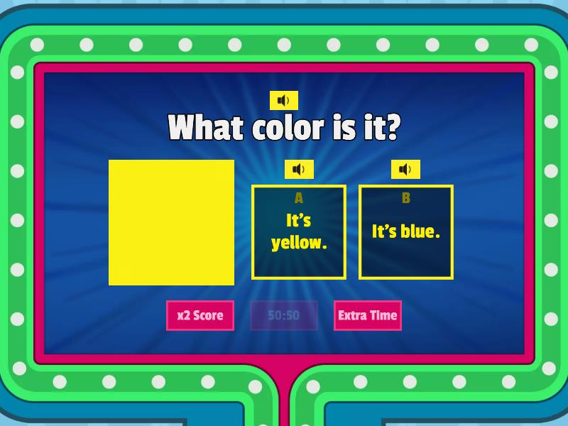 COLORS - Gameshow quiz